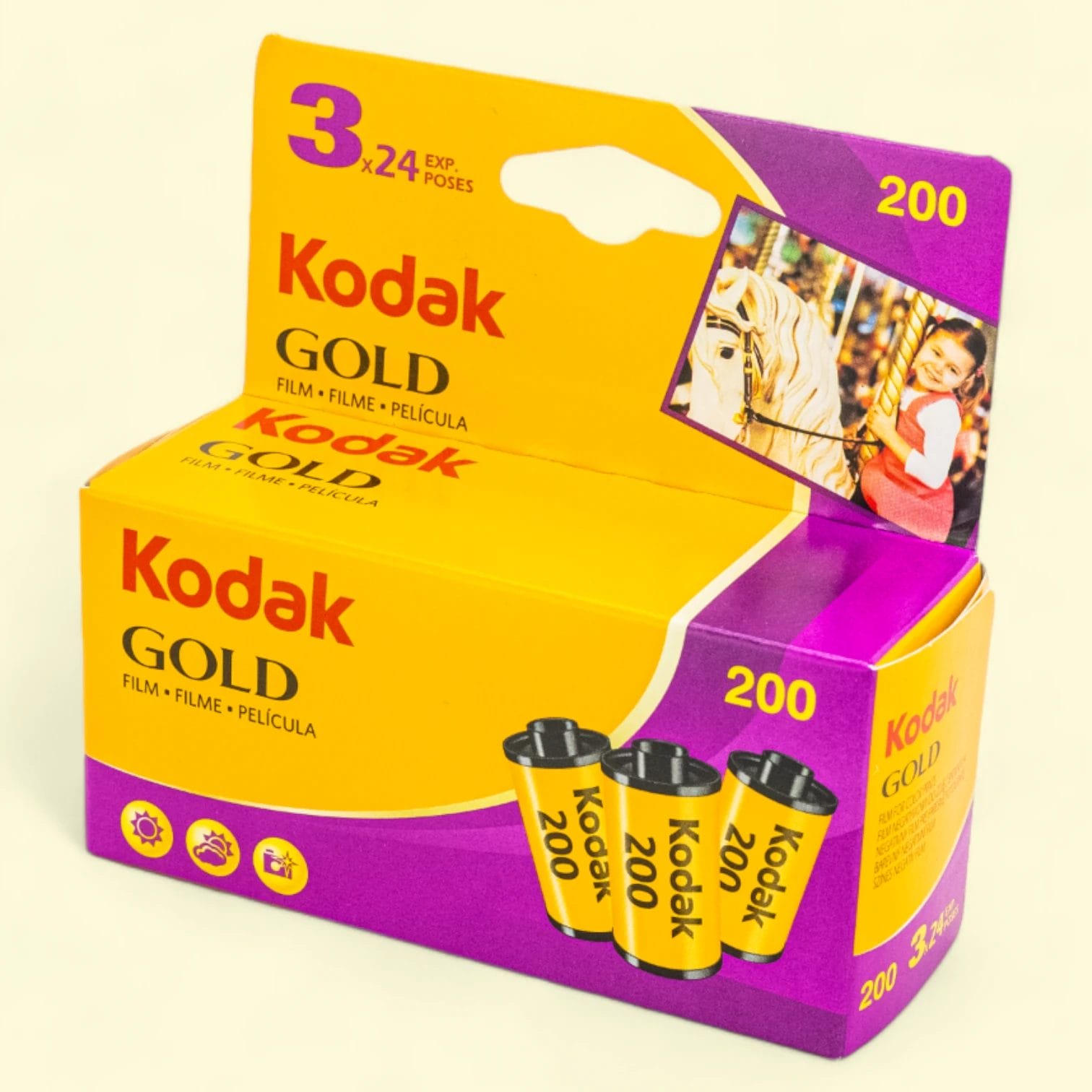 Kodak Gold 200 24exp 3 Pack - 35mm Film - Analogue Revival