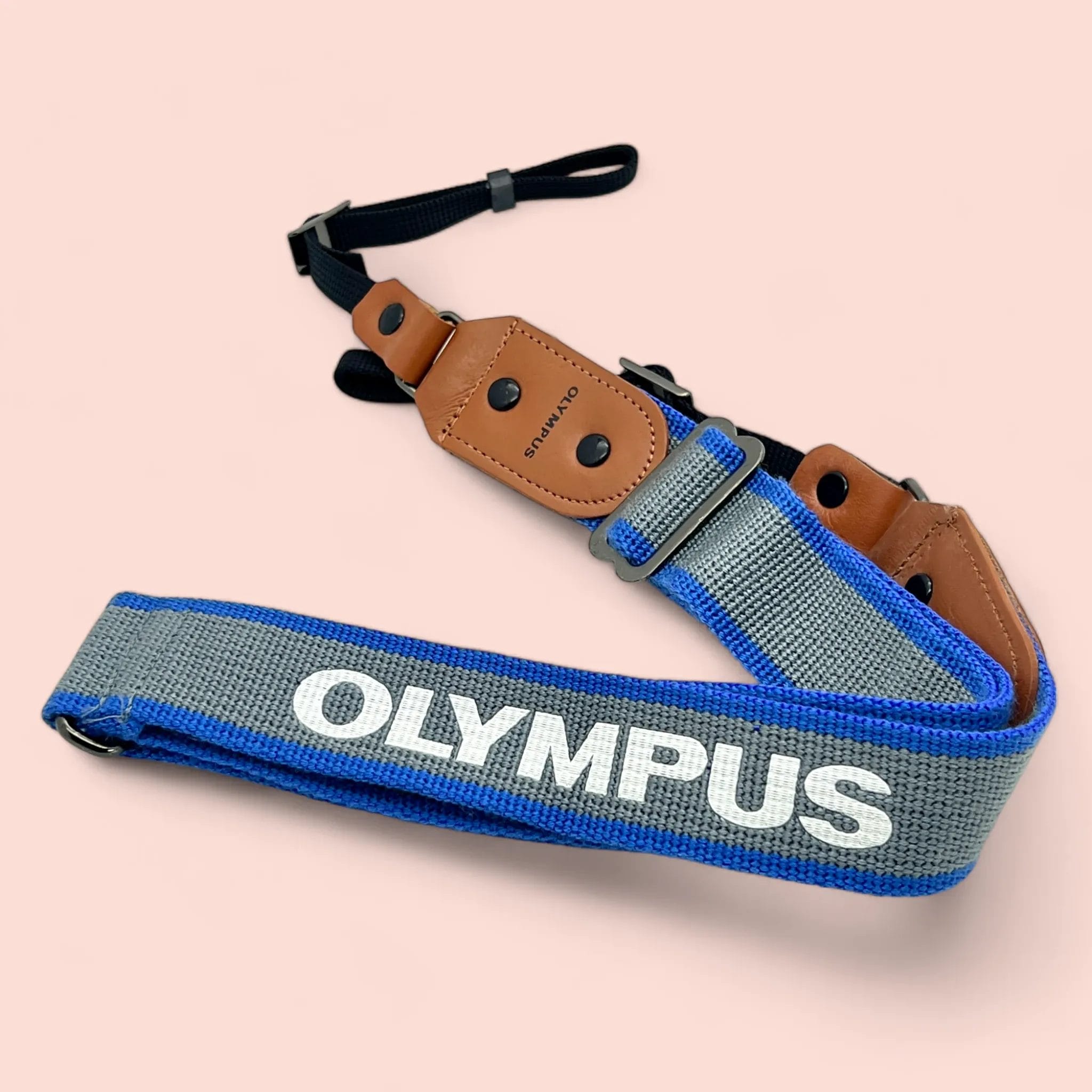 Blue Olympus Camera Strap - Analogue Revival