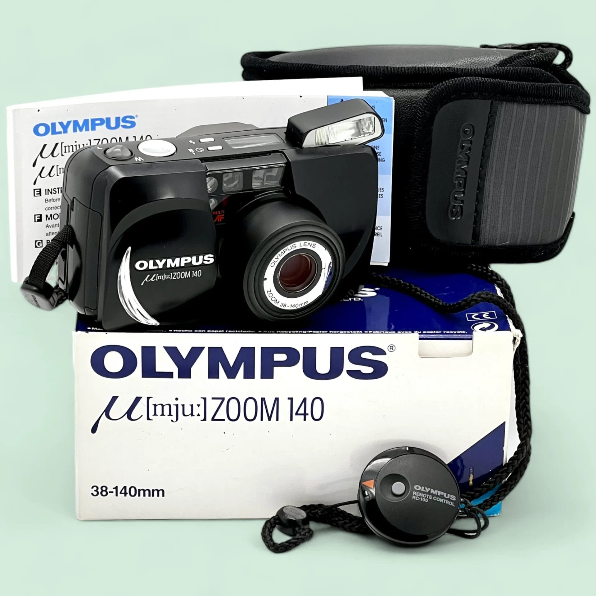 Olympus Mju Zoom 140 - Black - Analogue Revival
