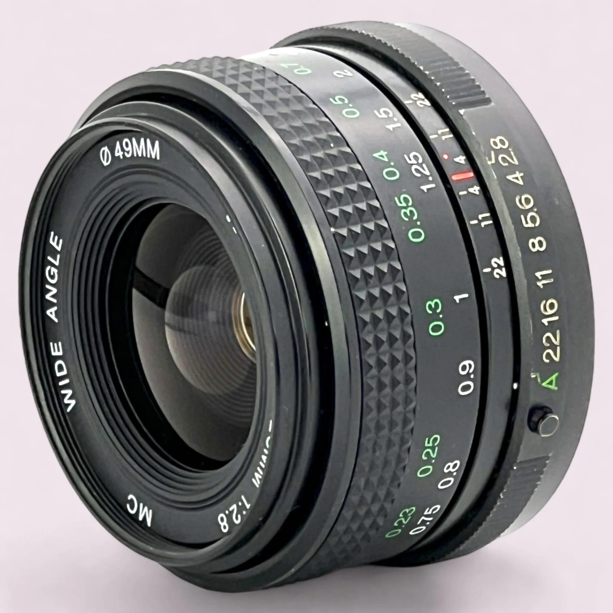 Vivitar 28mm f/2.8 Pentax PK Mount Lens - Analogue Revival