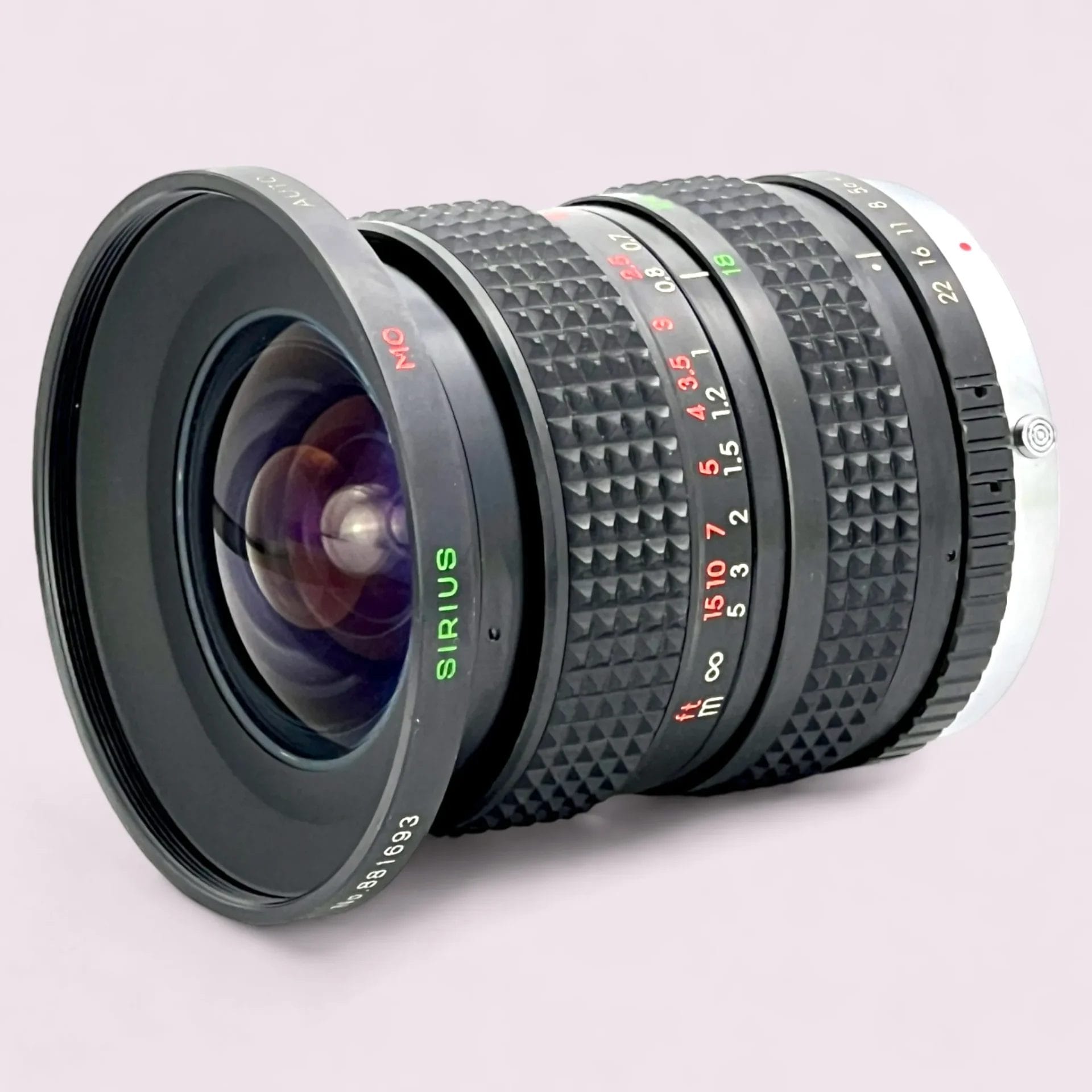 Sirius 18-28mm f/4-4.5 Olympus OM Mount Super Wide Angle Lens ...